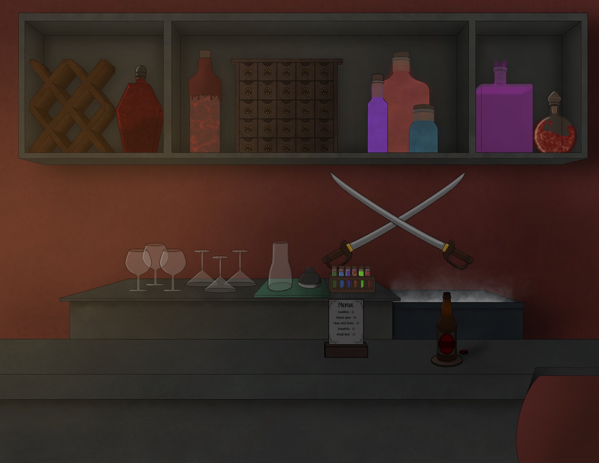 ArtStation - Monster Jazz Bar