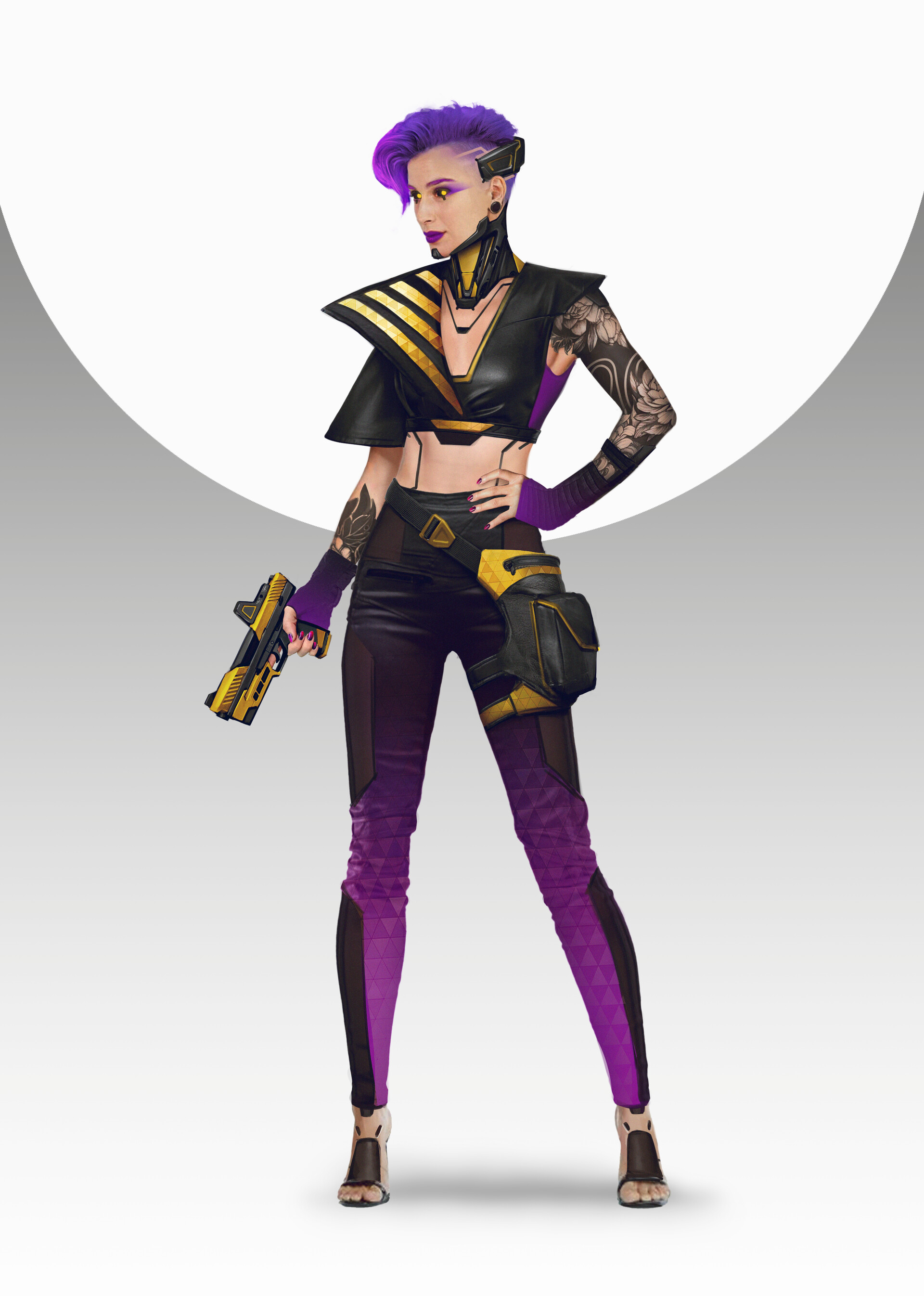 Ashley by Oksana Khlaponina : r/ImaginaryCyberpunk