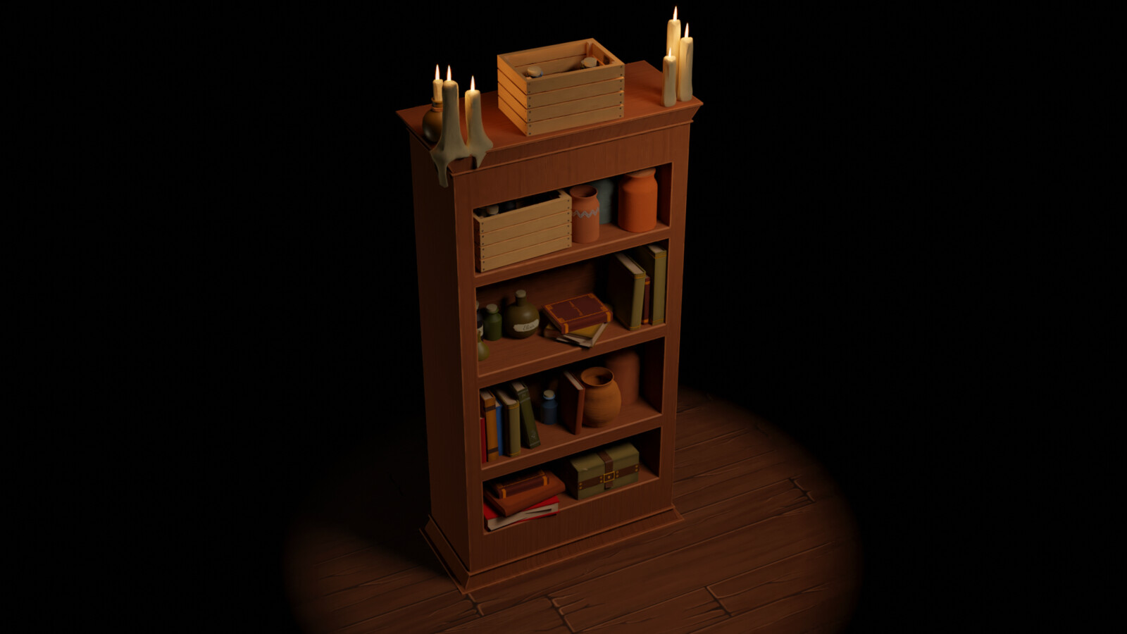 Christina Bianchi - Project Herbalist - Stylized Bookshelf