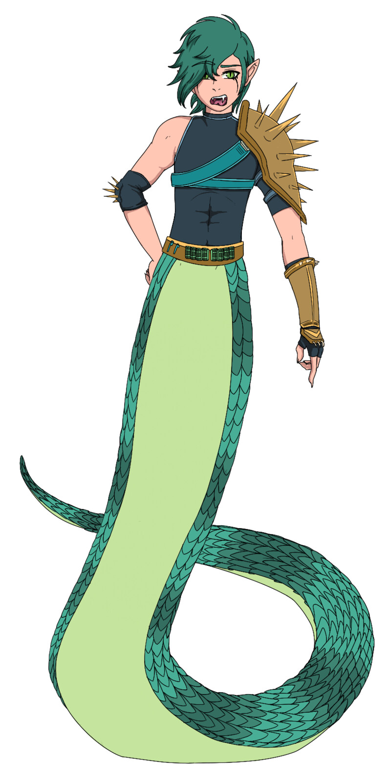 A. MC - Snake Warrior OC - Ayana Hebimura