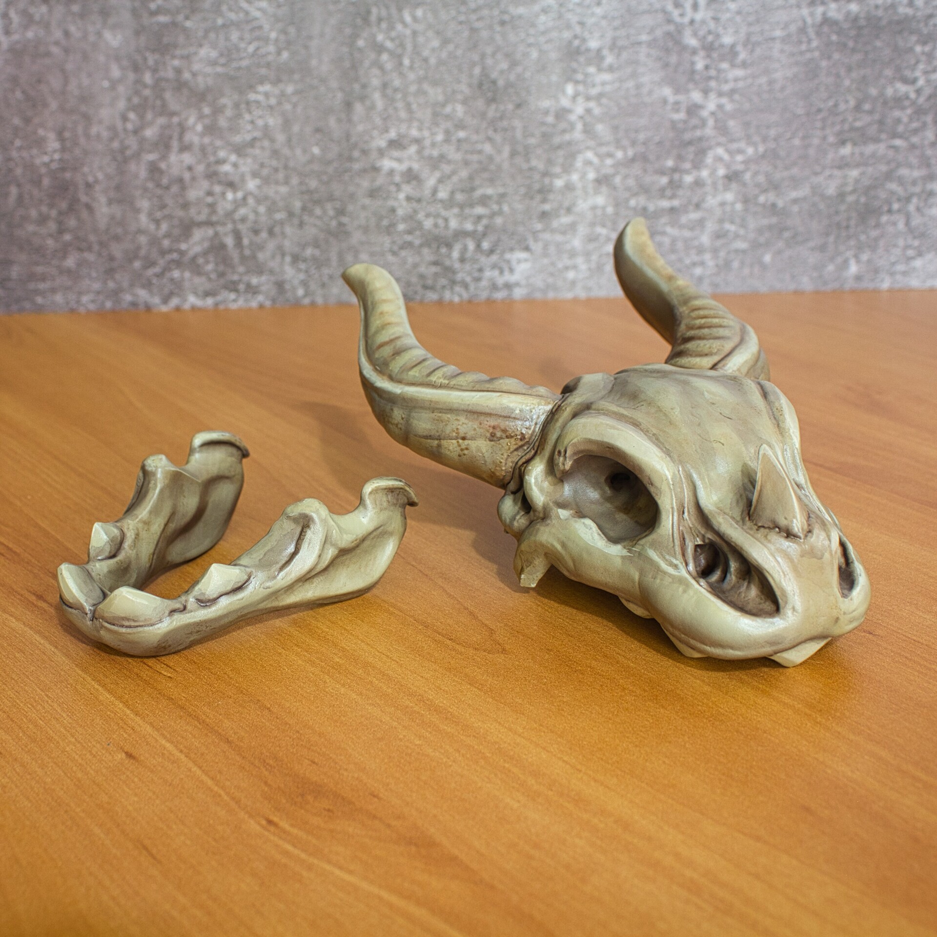 ArtStation - Stylized Dragon Skull