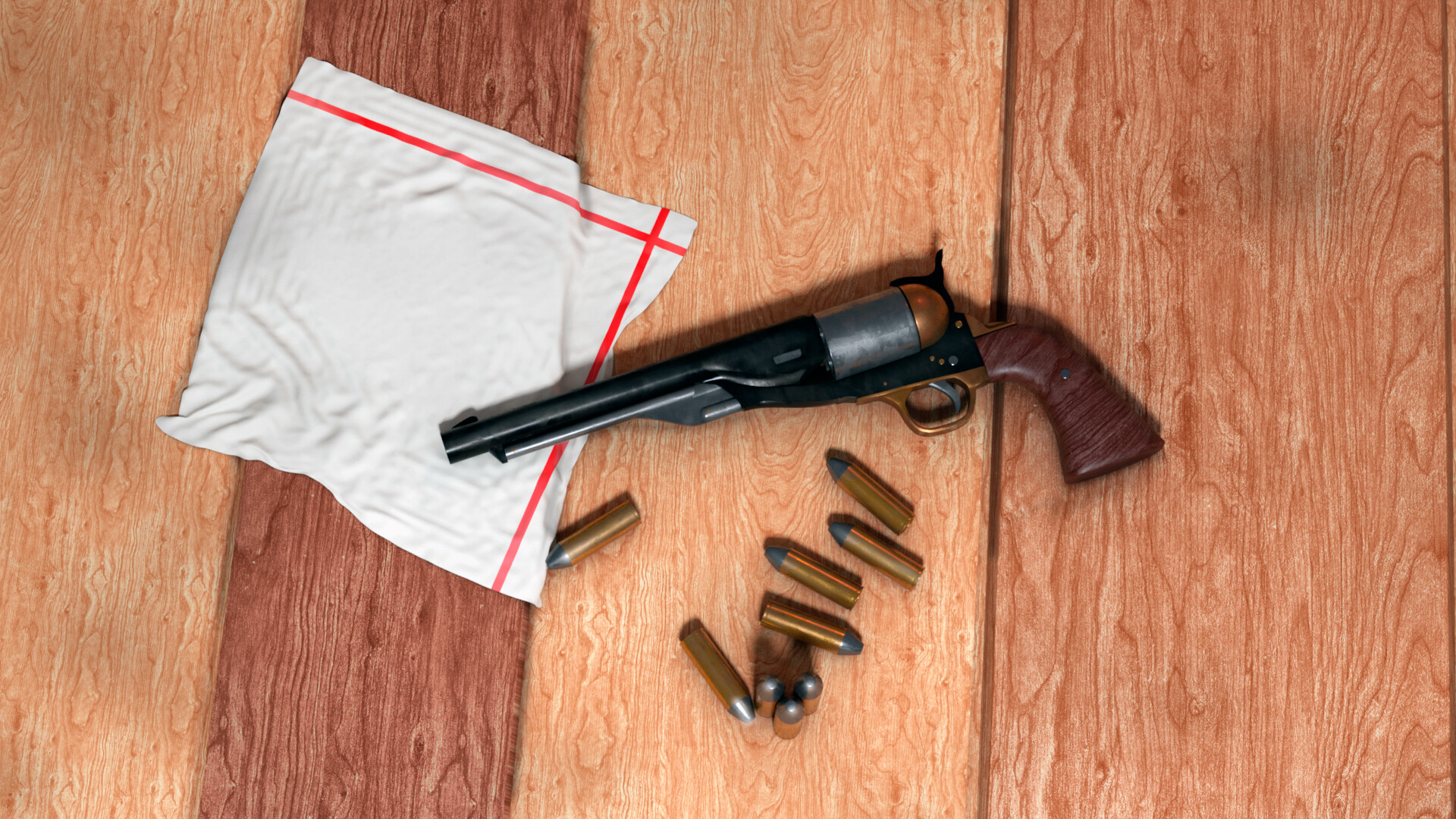 ArtStation - Colt 1860 3d