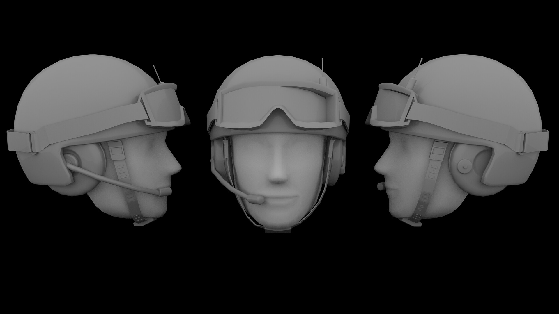 ArtStation - Recent Game Ready Helmets
