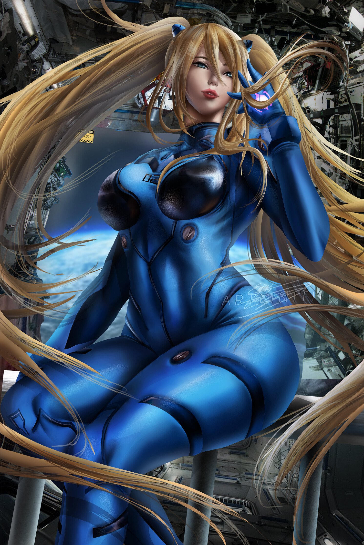 ArtStation - Plug Suit Samus