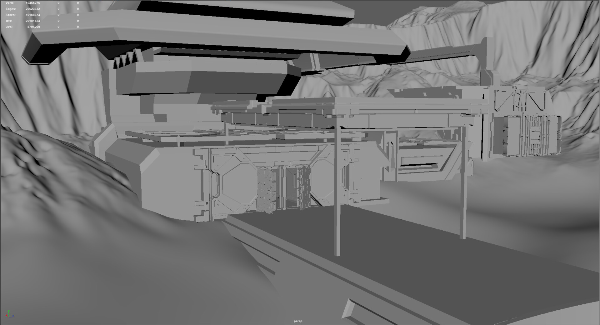 ArtStation - Military Base in the Arctic