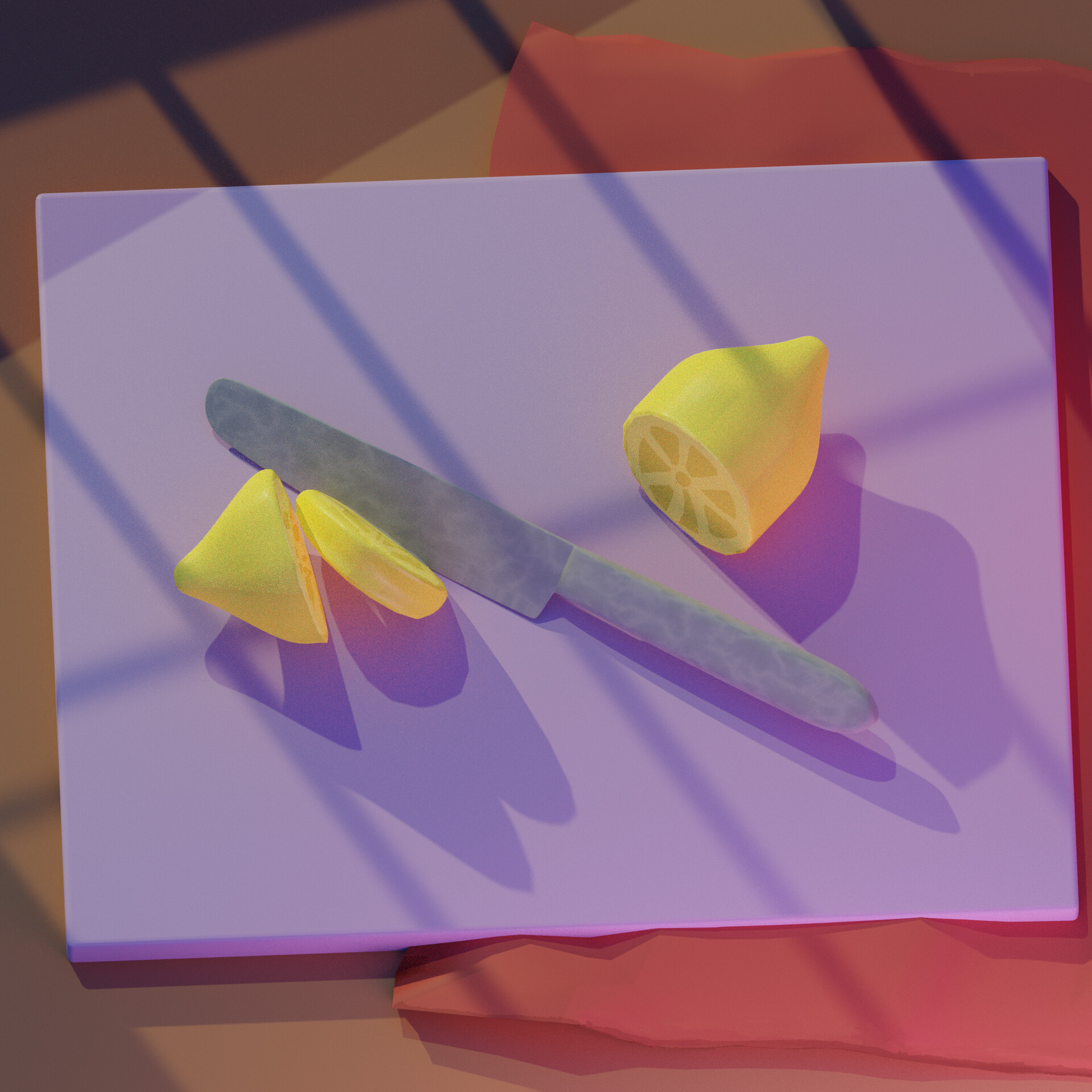 ArtStation - Lemon still life