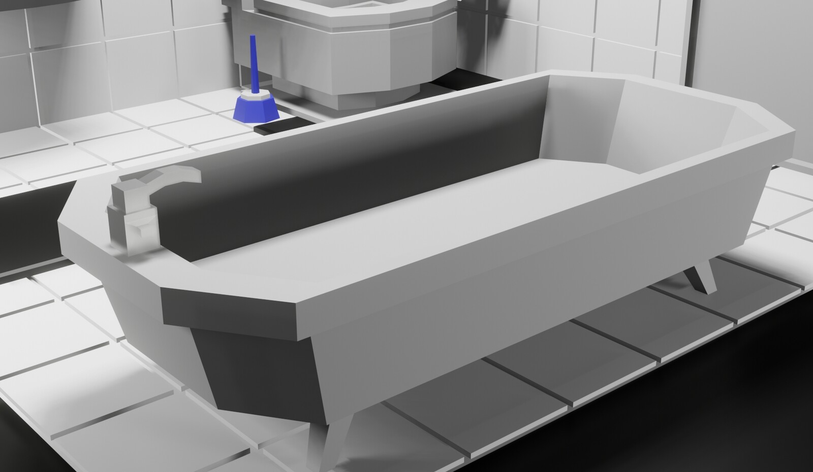 Çisem Atak - Low Poly Bathroom Design