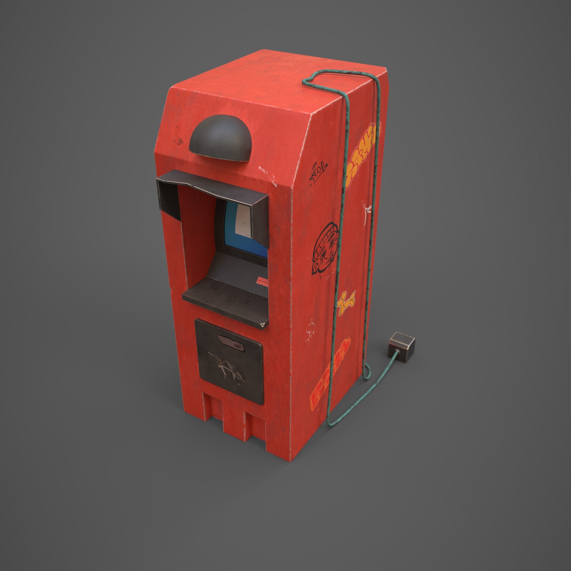 Andrej Mihic - ATM Model From Concept Art