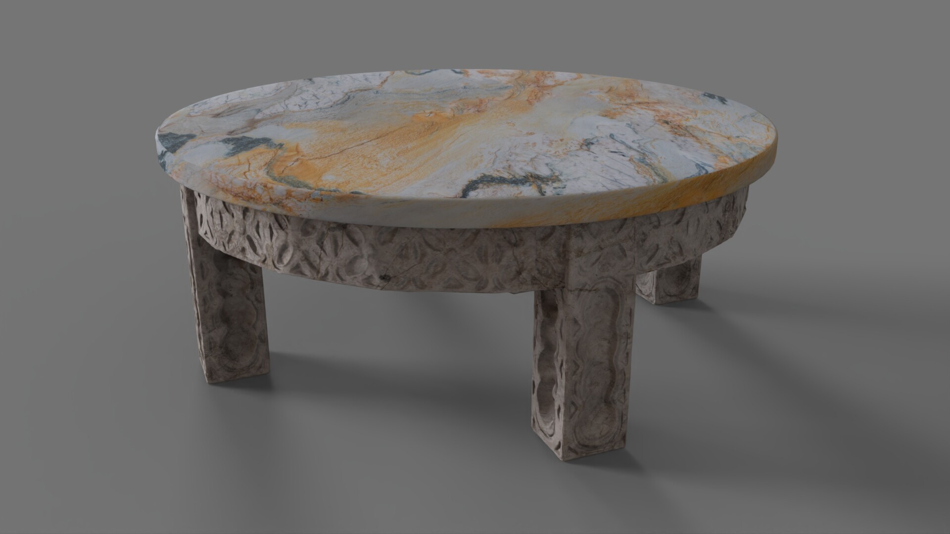 ArtStation - Marble Coffee Table