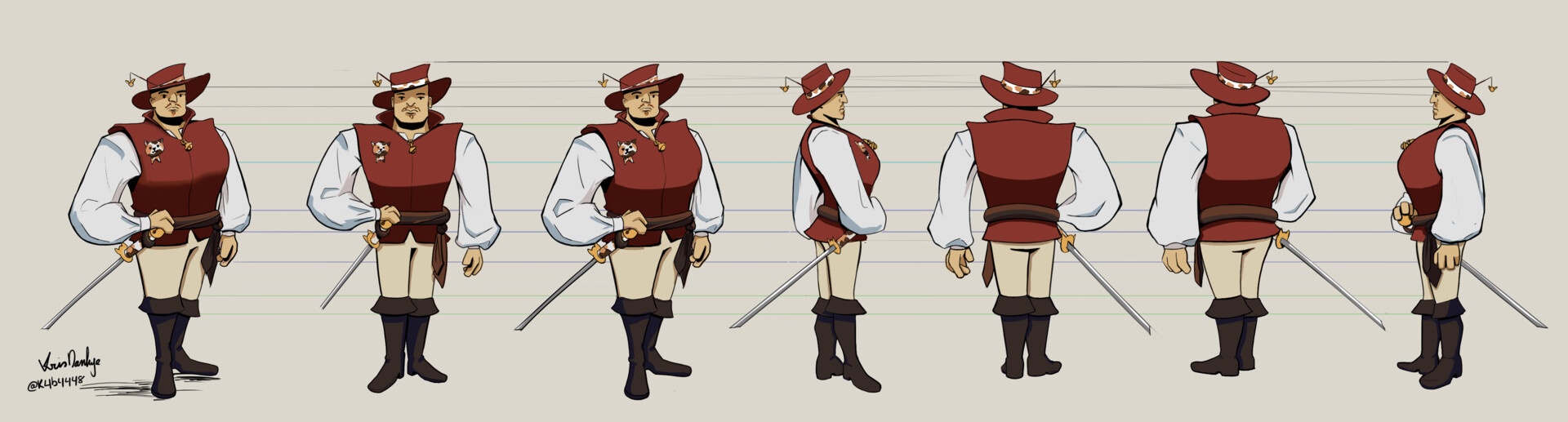 Kris Dan Ye - Cat Swordsman