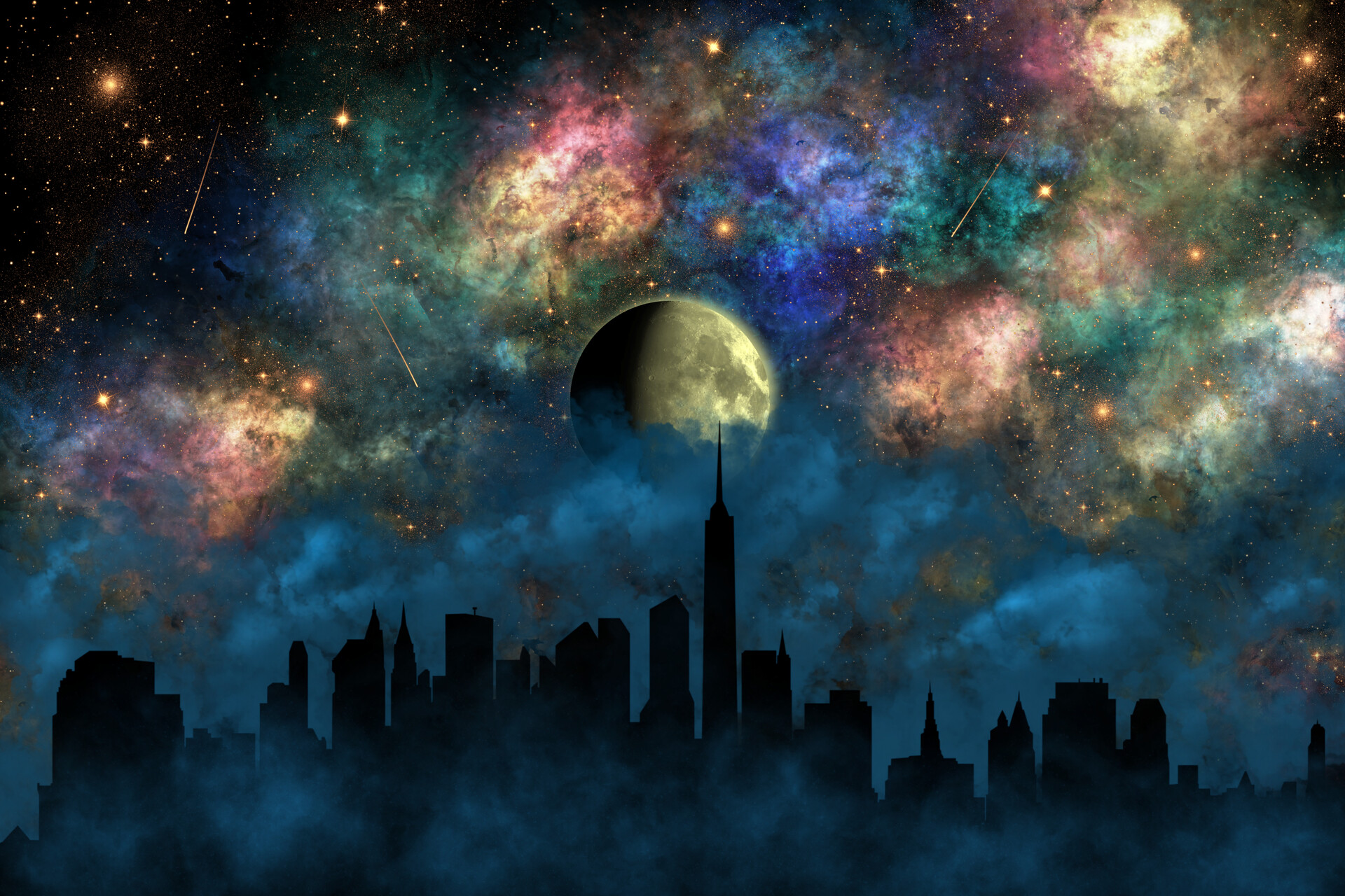 ArtStation - Dreamlike Starscapes - Aguridan Nebula