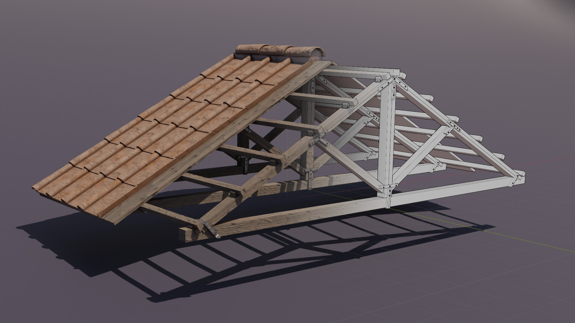 ArtStation - Roman Roof