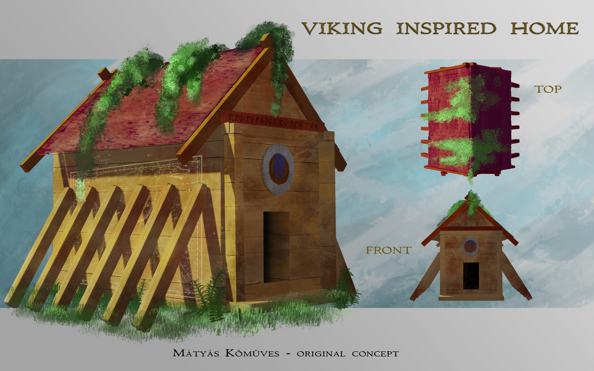 Matyas Komuves - Viking House Concept