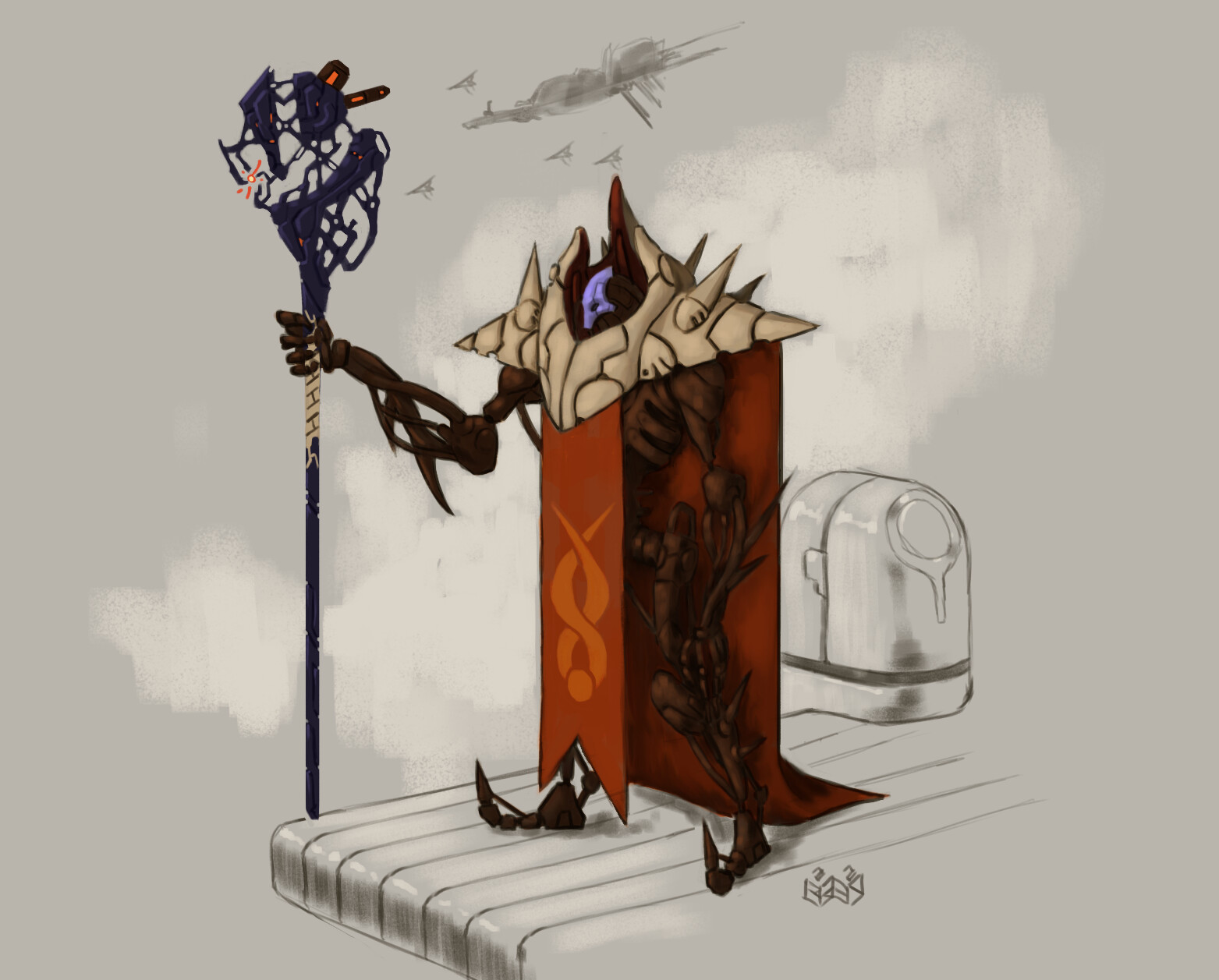 ArtStation - Cyborg Warlock