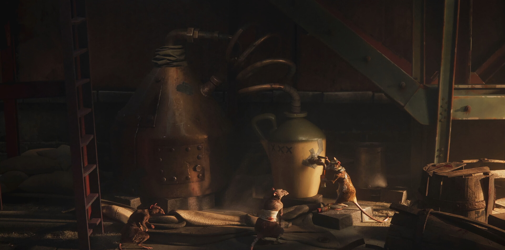 Josef Bsharah - Love Death Robots - Mason's Rats