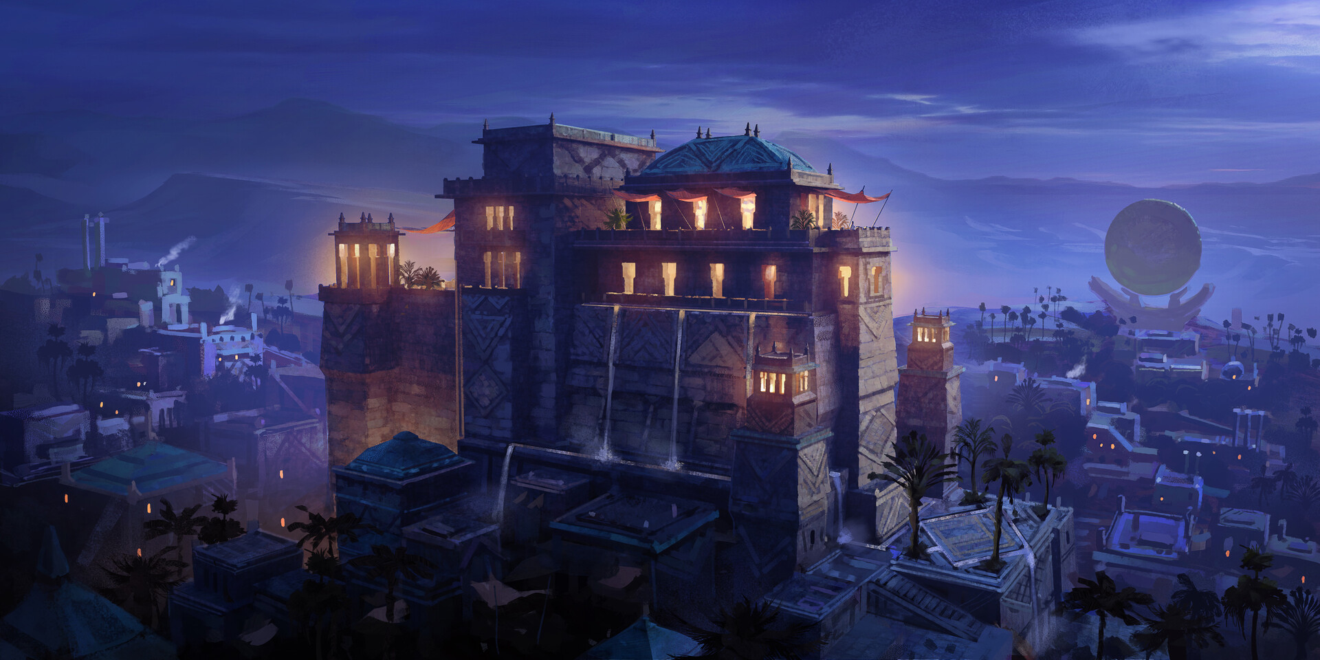 ArtStation - Legends Of Runeterra - Shurima Environments