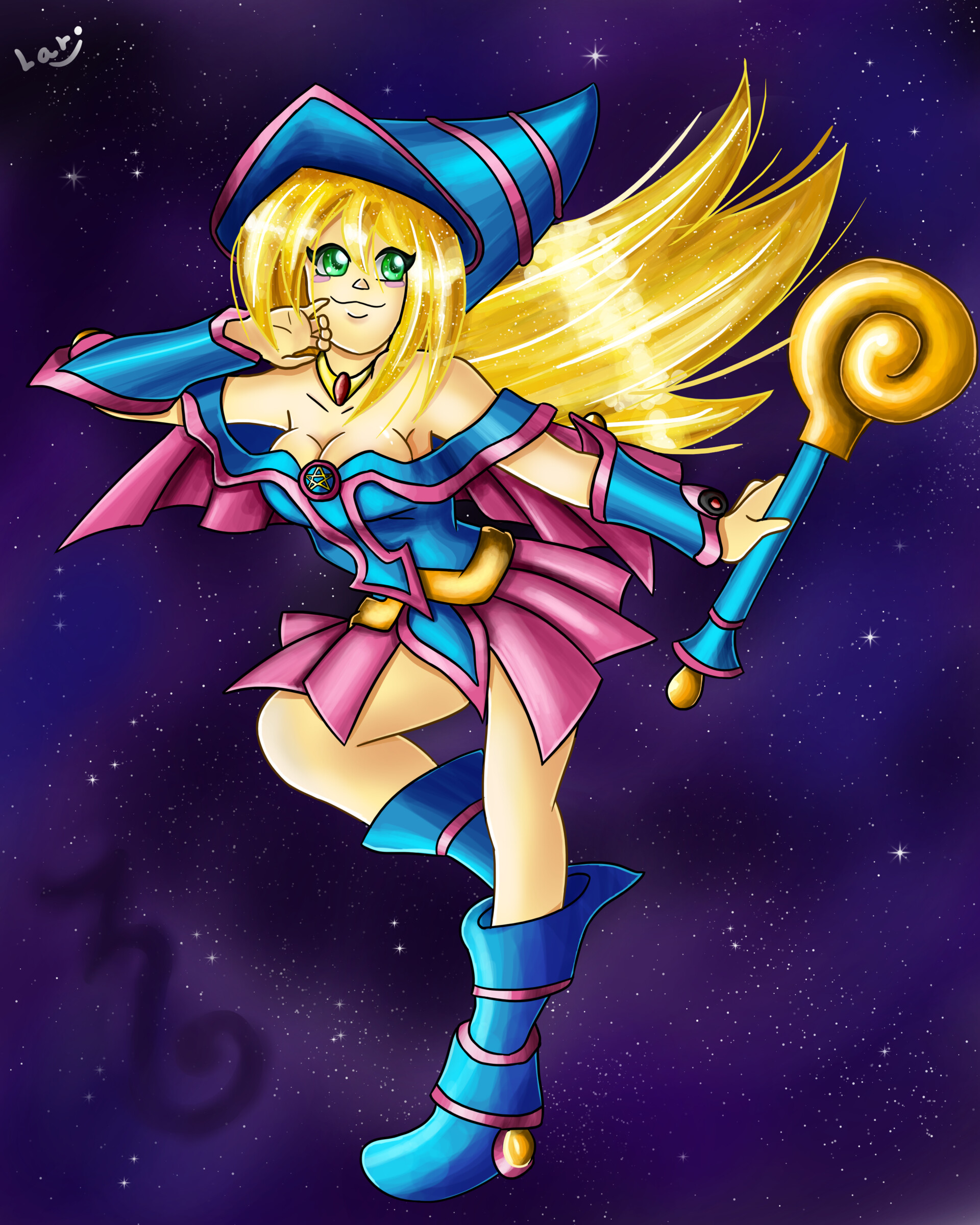 ArtStation - Dark Magician Girl
