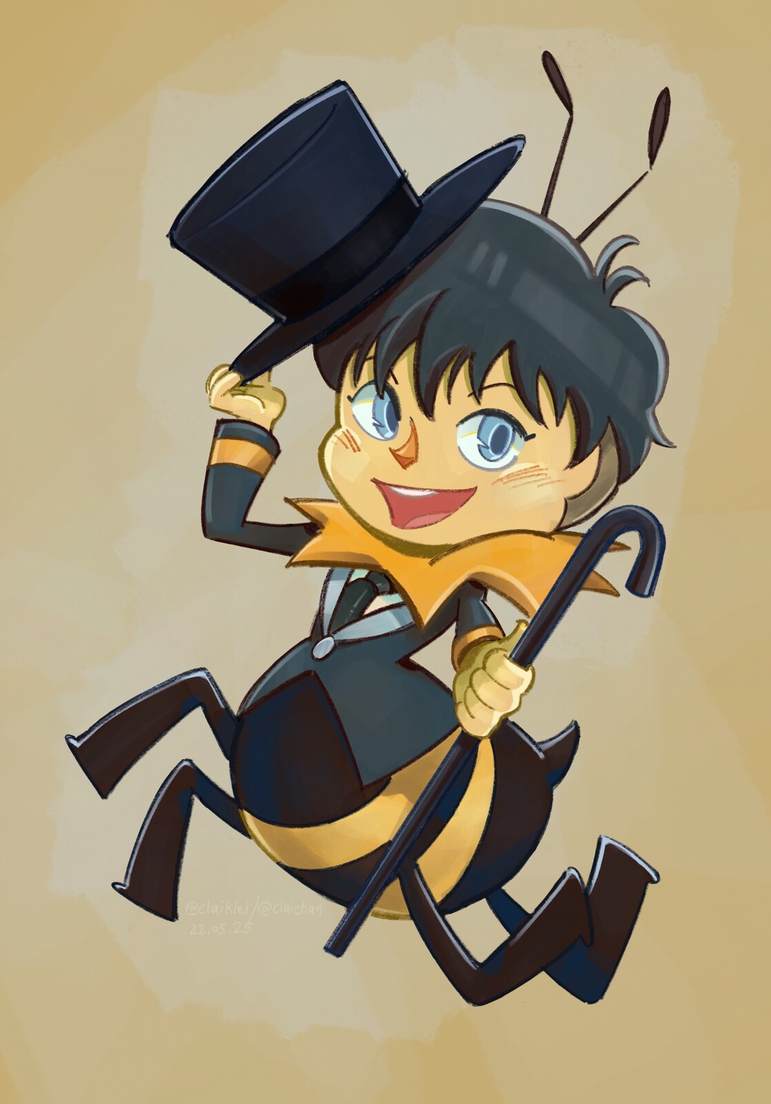 Claiza Silubrico - Theo - Insect Land (Anime) Fan Art