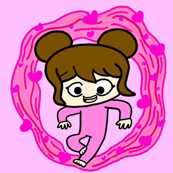 ArtStation - A Cute Girl With Magical Heart Powers!