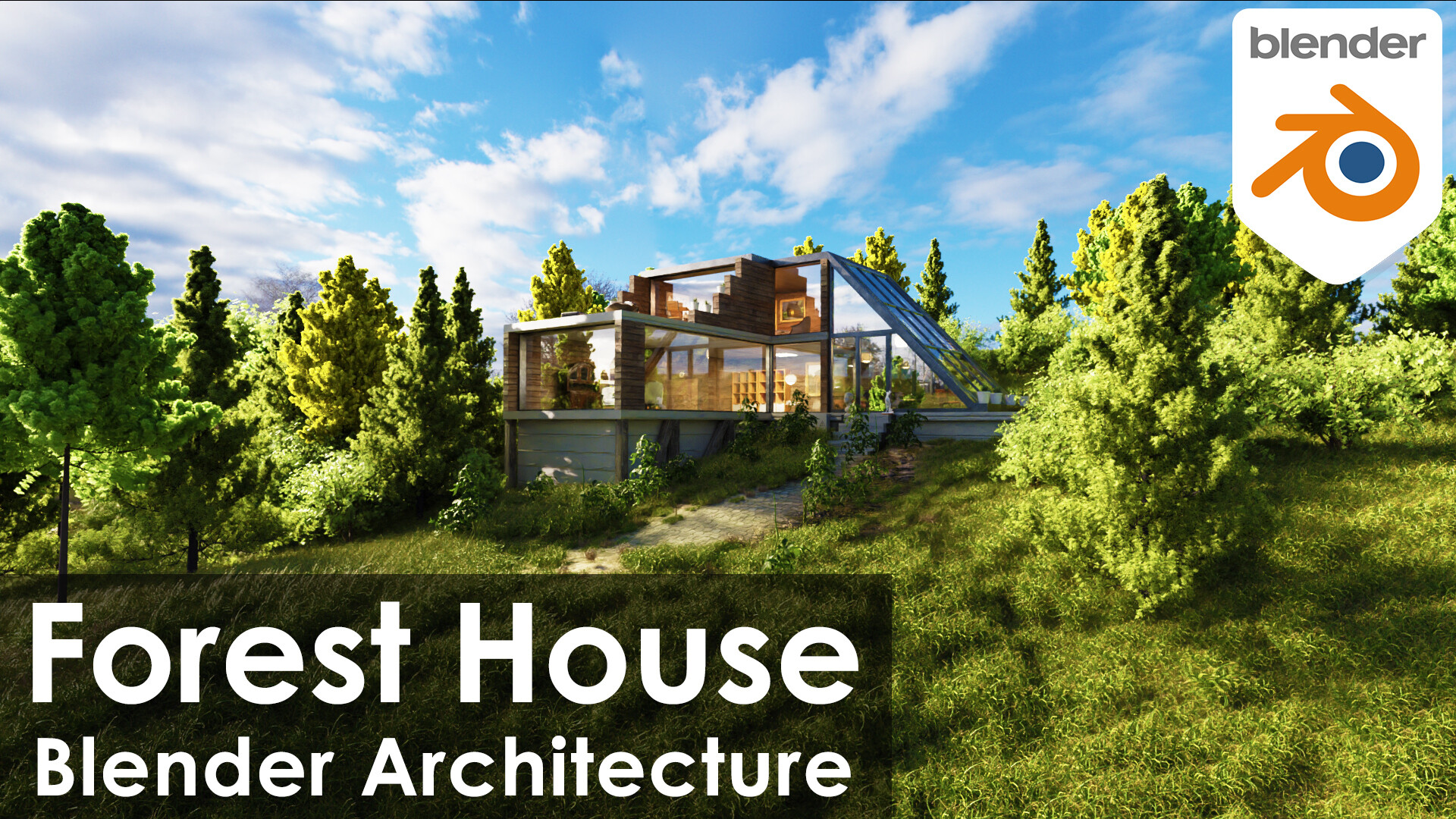 ArtStation - 3D Architecture Forest House