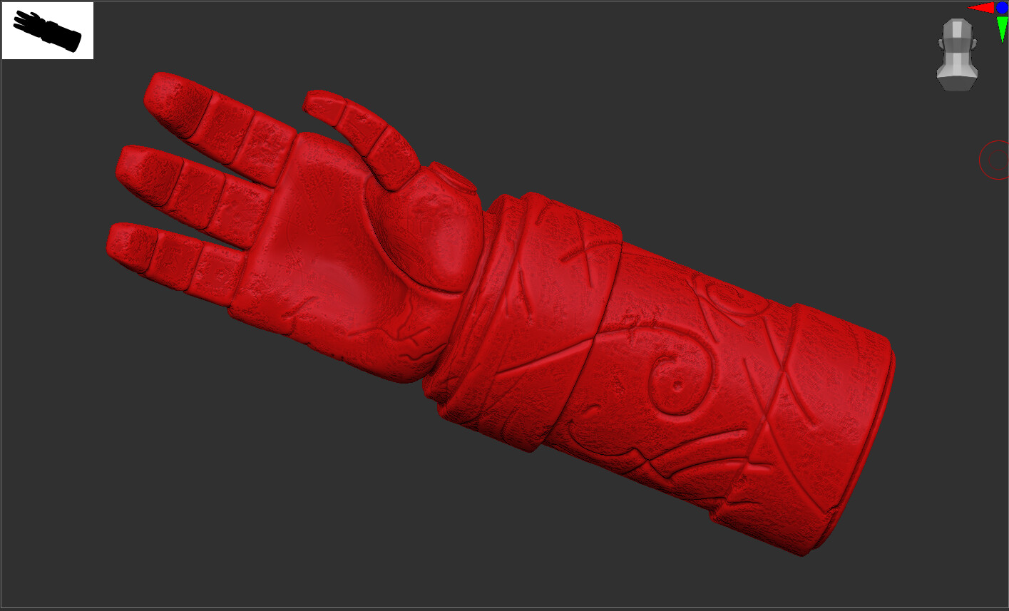 ArtStation - Hellboys hand