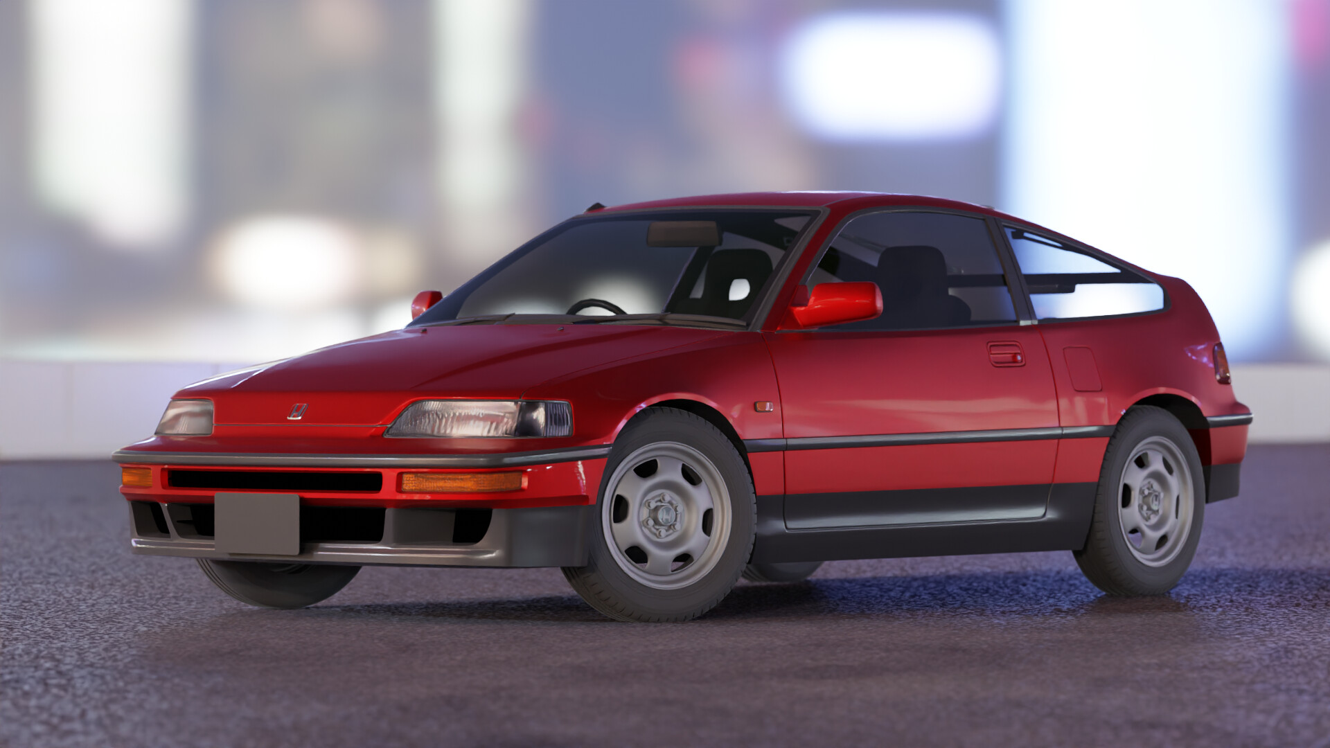 ArtStation - Honda CRX Blender Study