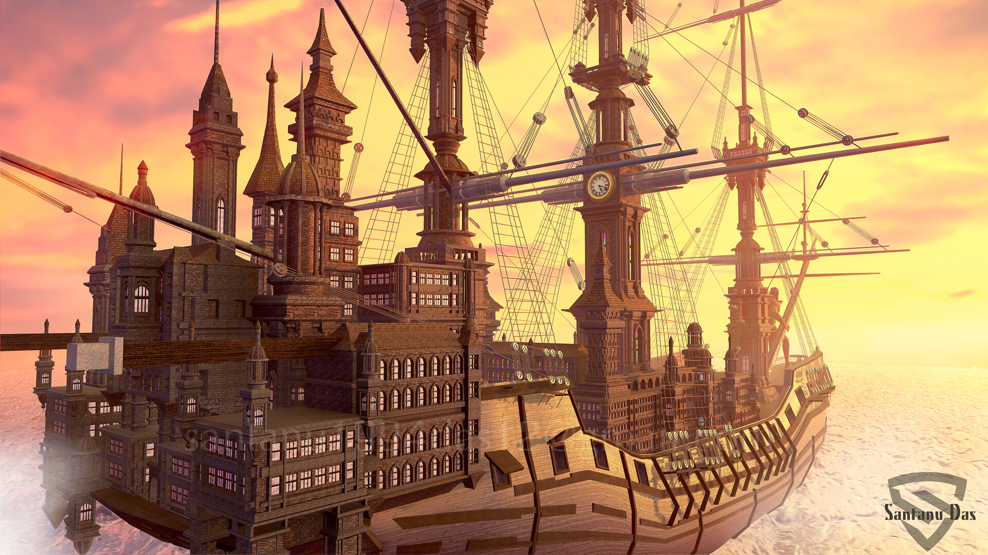 ArtStation - Mega Ship