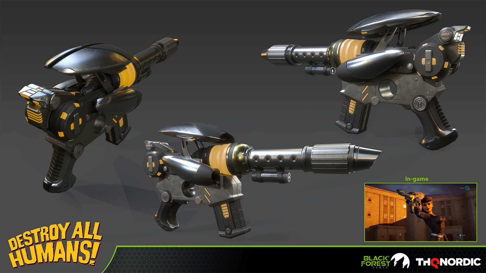 Emanuel Pessel - Destroy all Humans! Assets