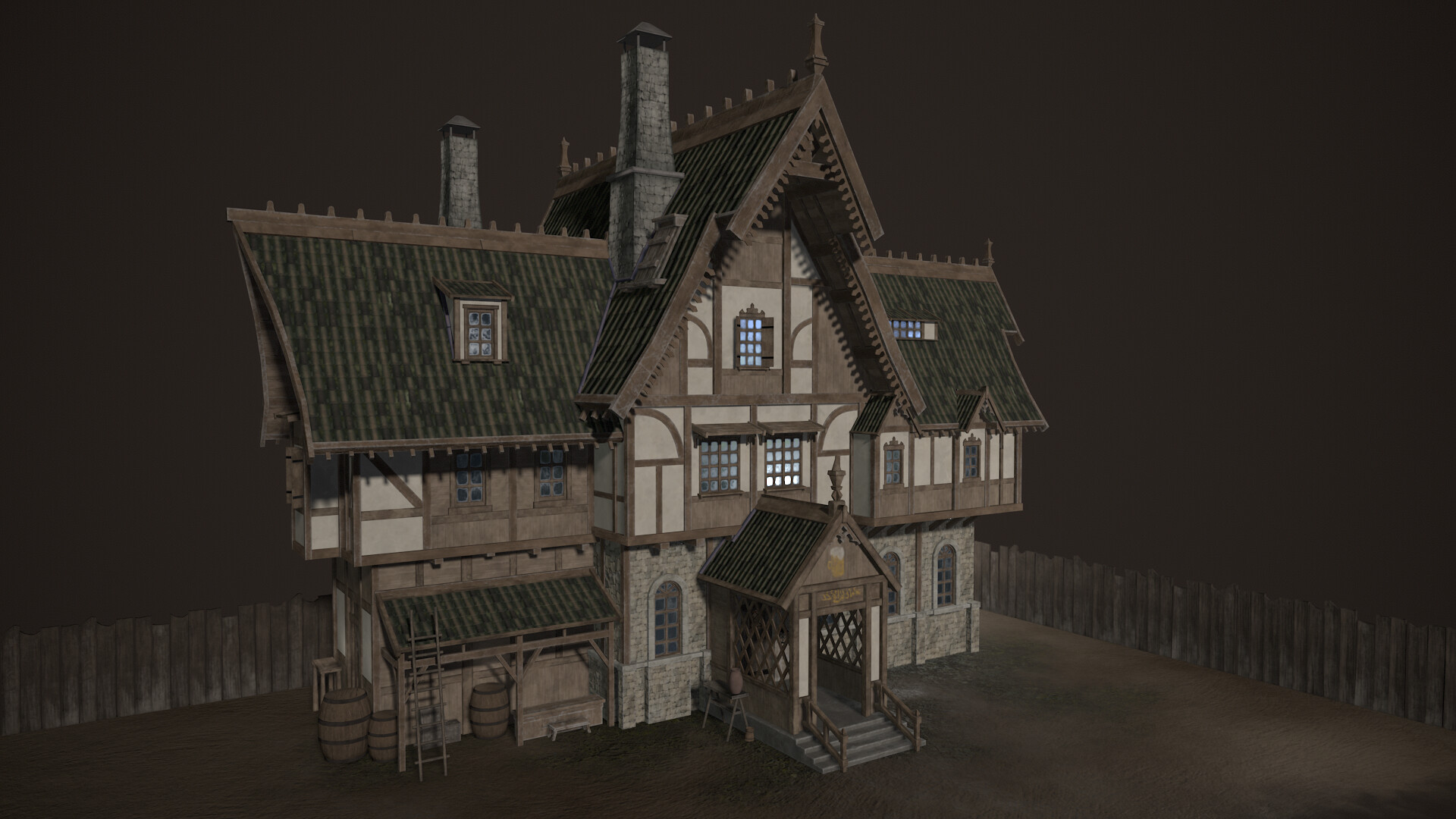 ArtStation - Medieval house