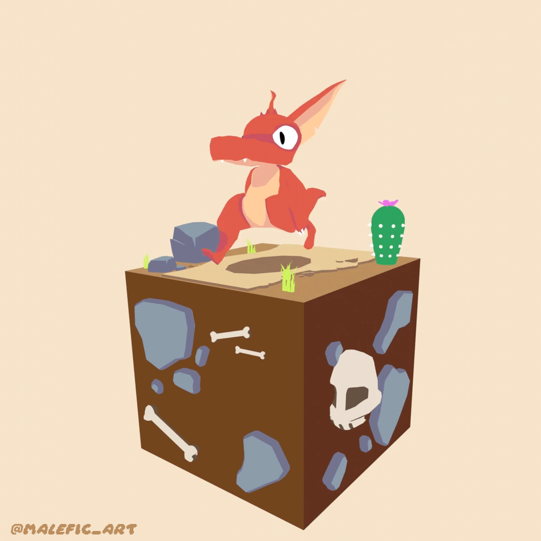 Archie Sim - Kobold 3D Model + Animations