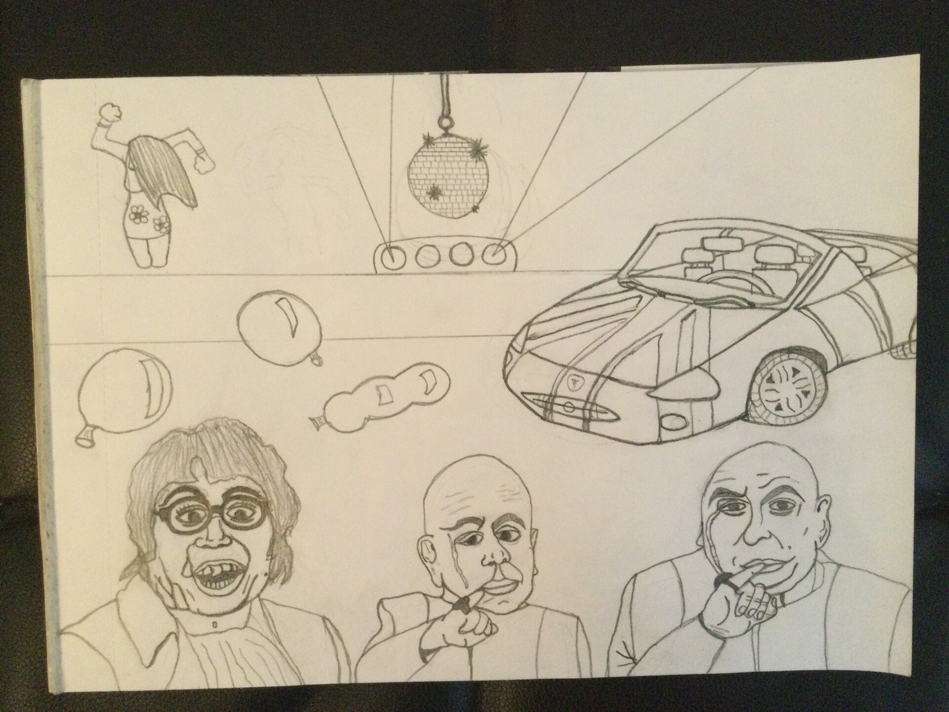 ArtStation - Austin powers original drawing.