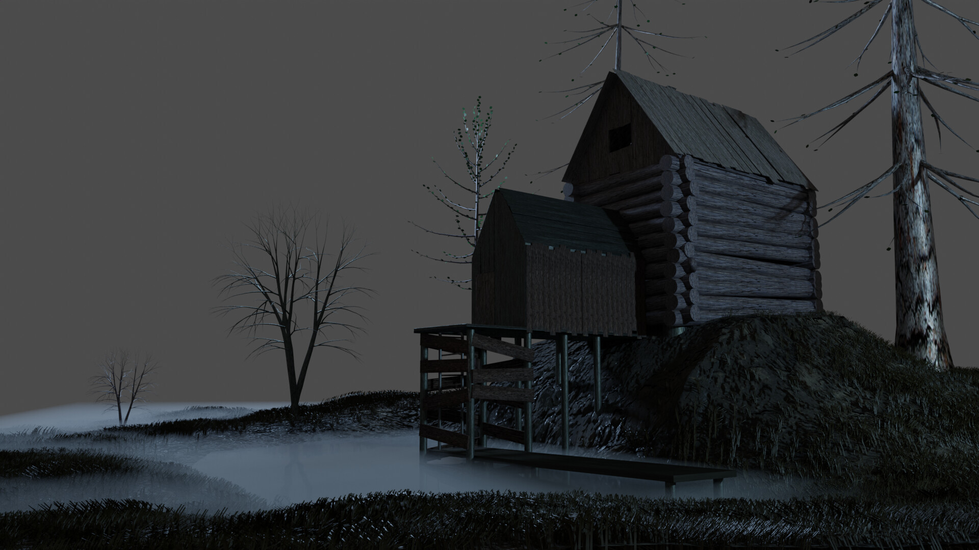 ArtStation - Cursed old house