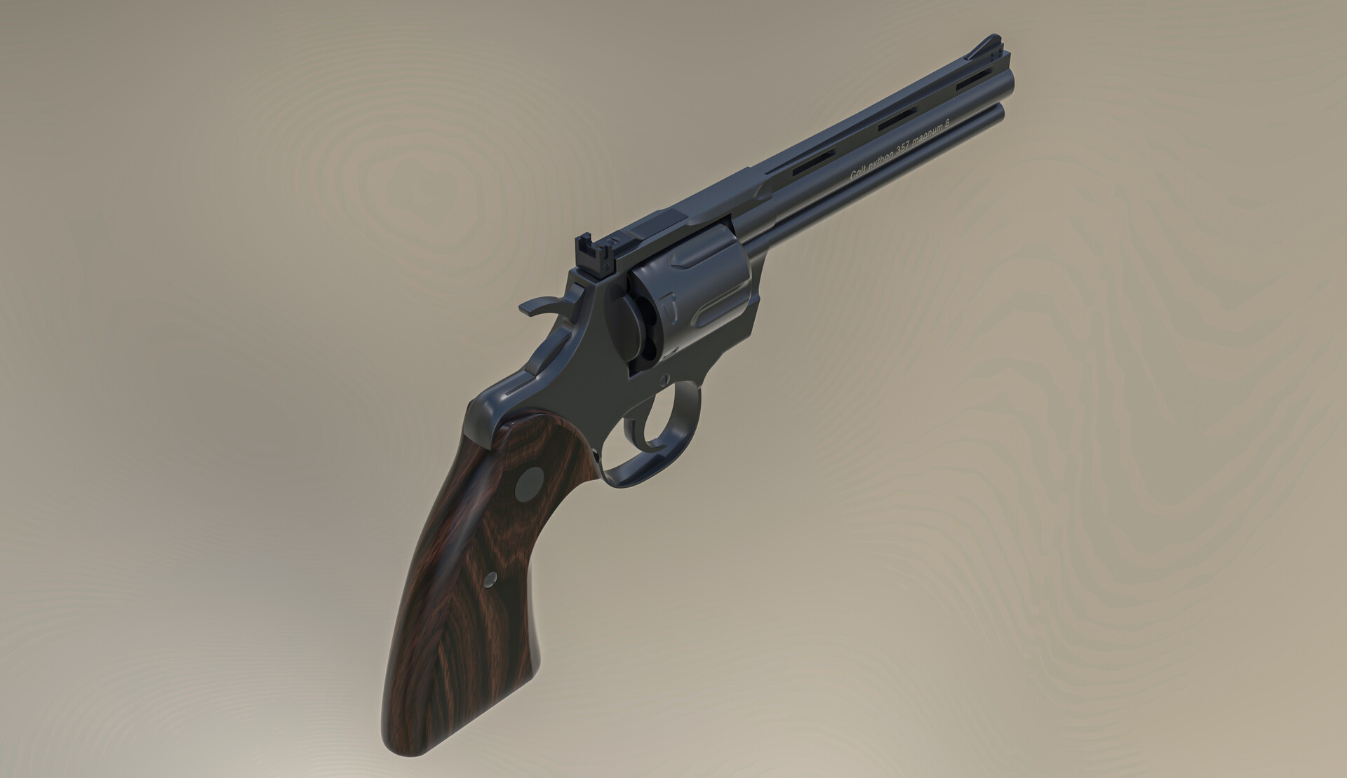 Hanora Studio - Colt python Revolver