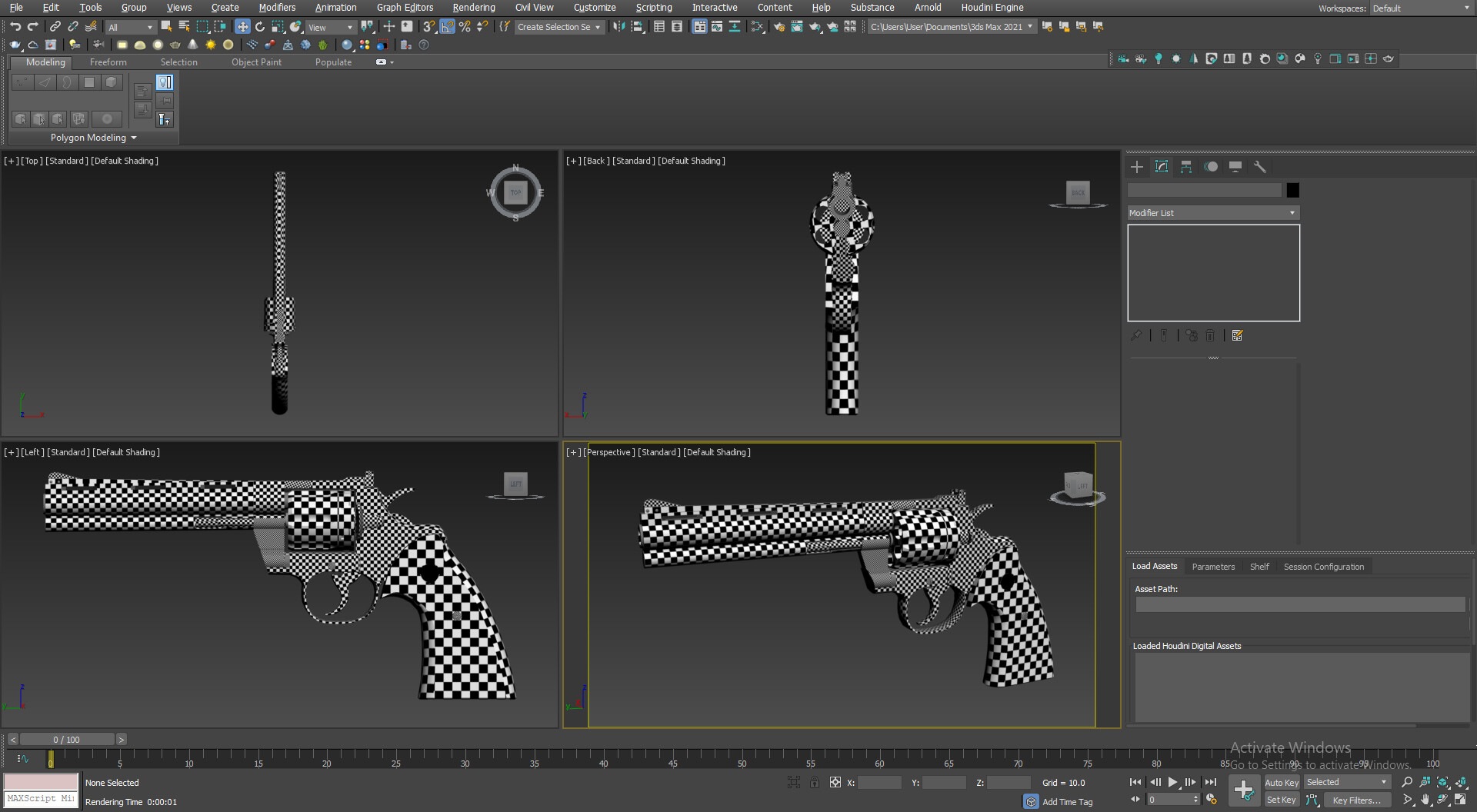 Hanora Studio - Colt python Revolver