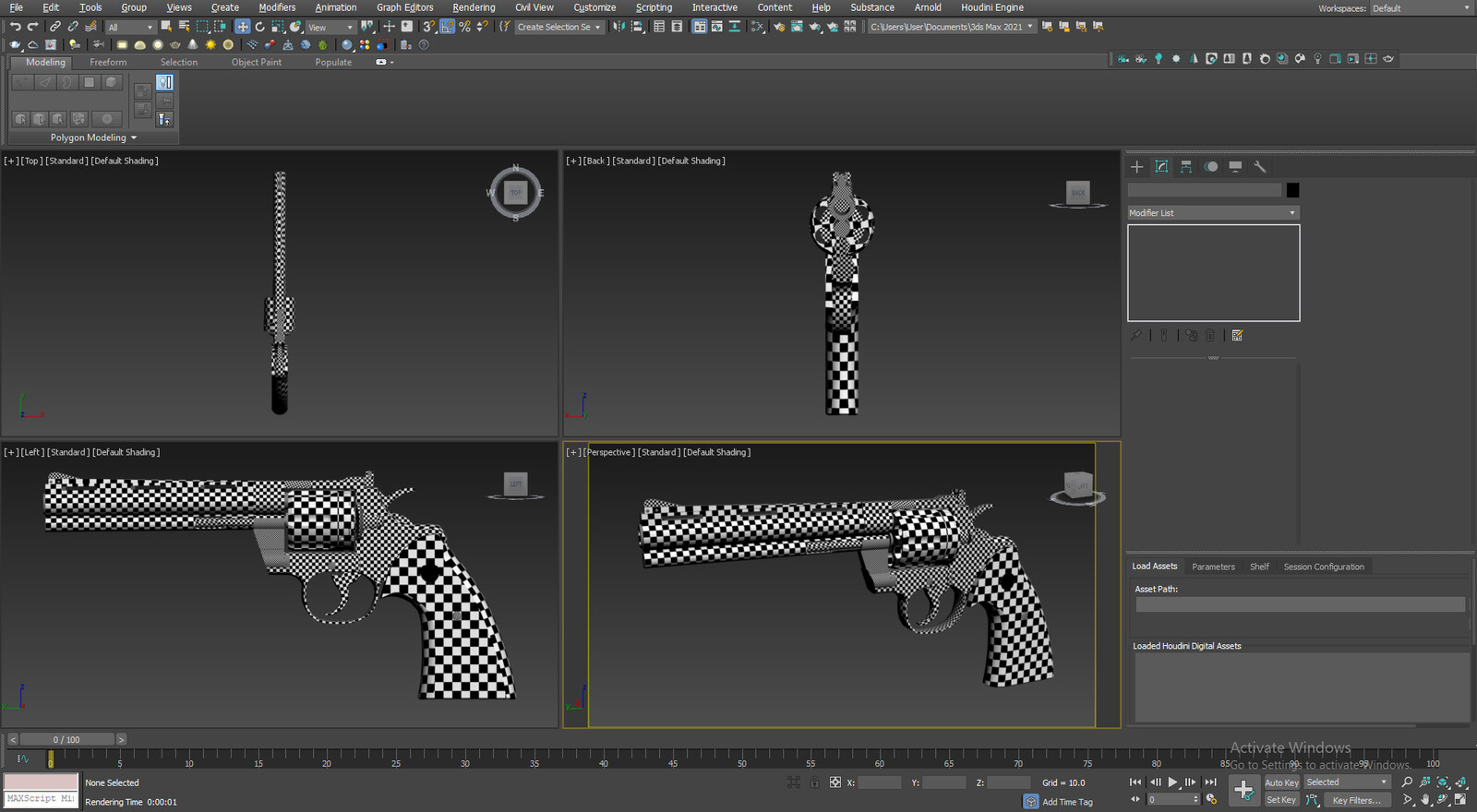 Hanora Studio - Colt python Revolver