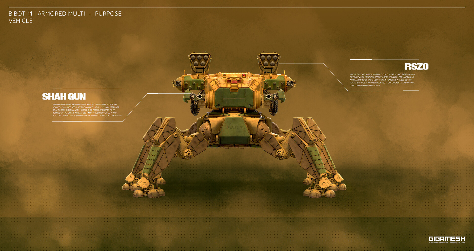 Oleg Bukhteev - "Heavy BIBOT" Mech