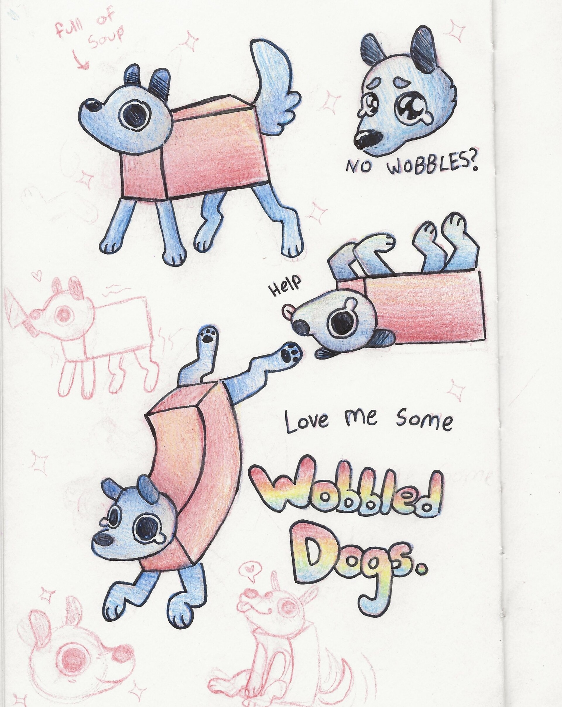ArtStation - Wobbledog sketches