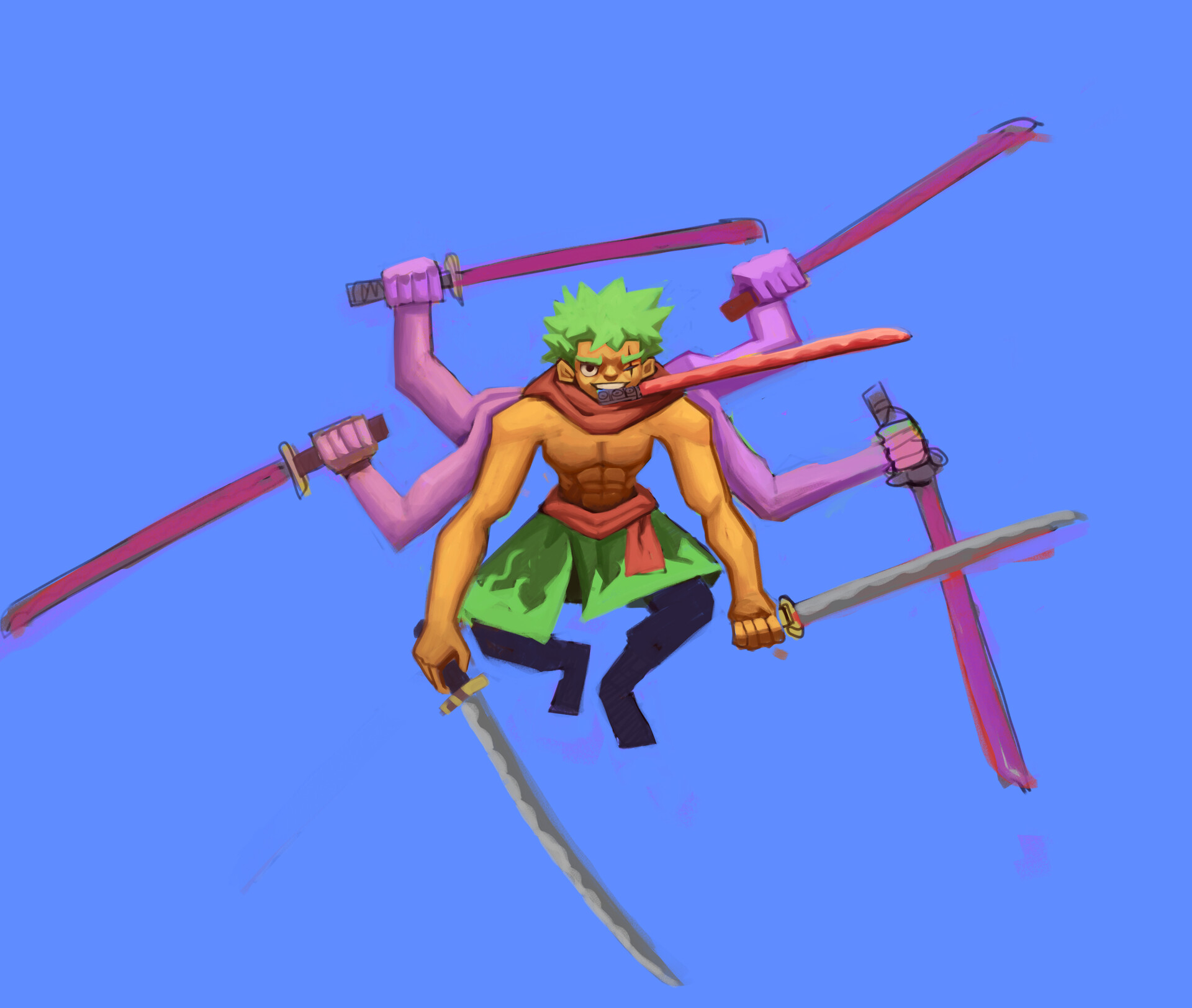 ArtStation - Zoro Fanart Ncdenzel