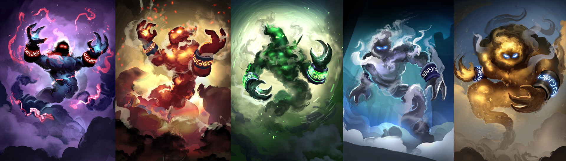 ArtStation - Demonic Elementals