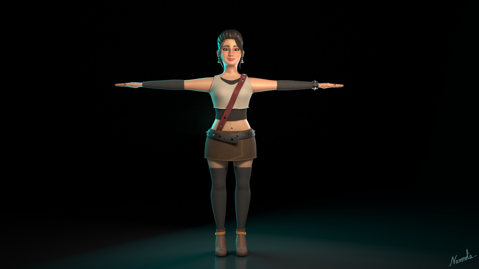 Namrota Pal - 3D Girl character _ V