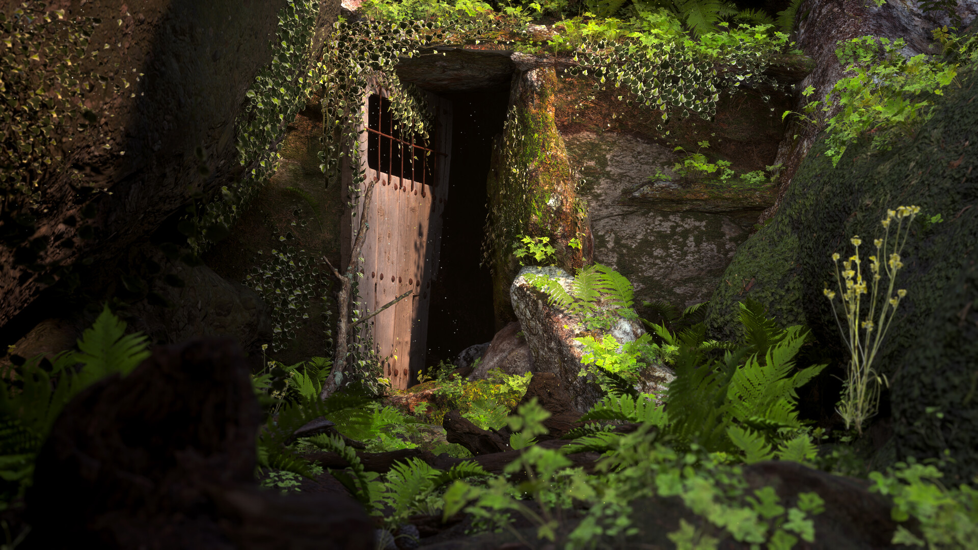 ArtStation - Secret Forest Door
