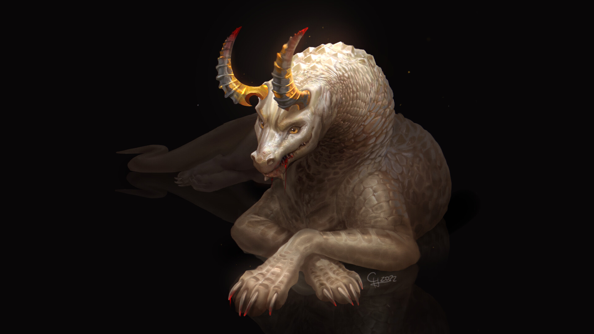 ArtStation - The Guardian (Creature Painting | 2022)