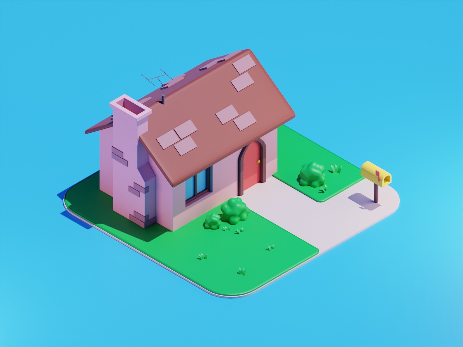 ArtStation - Cartoon House