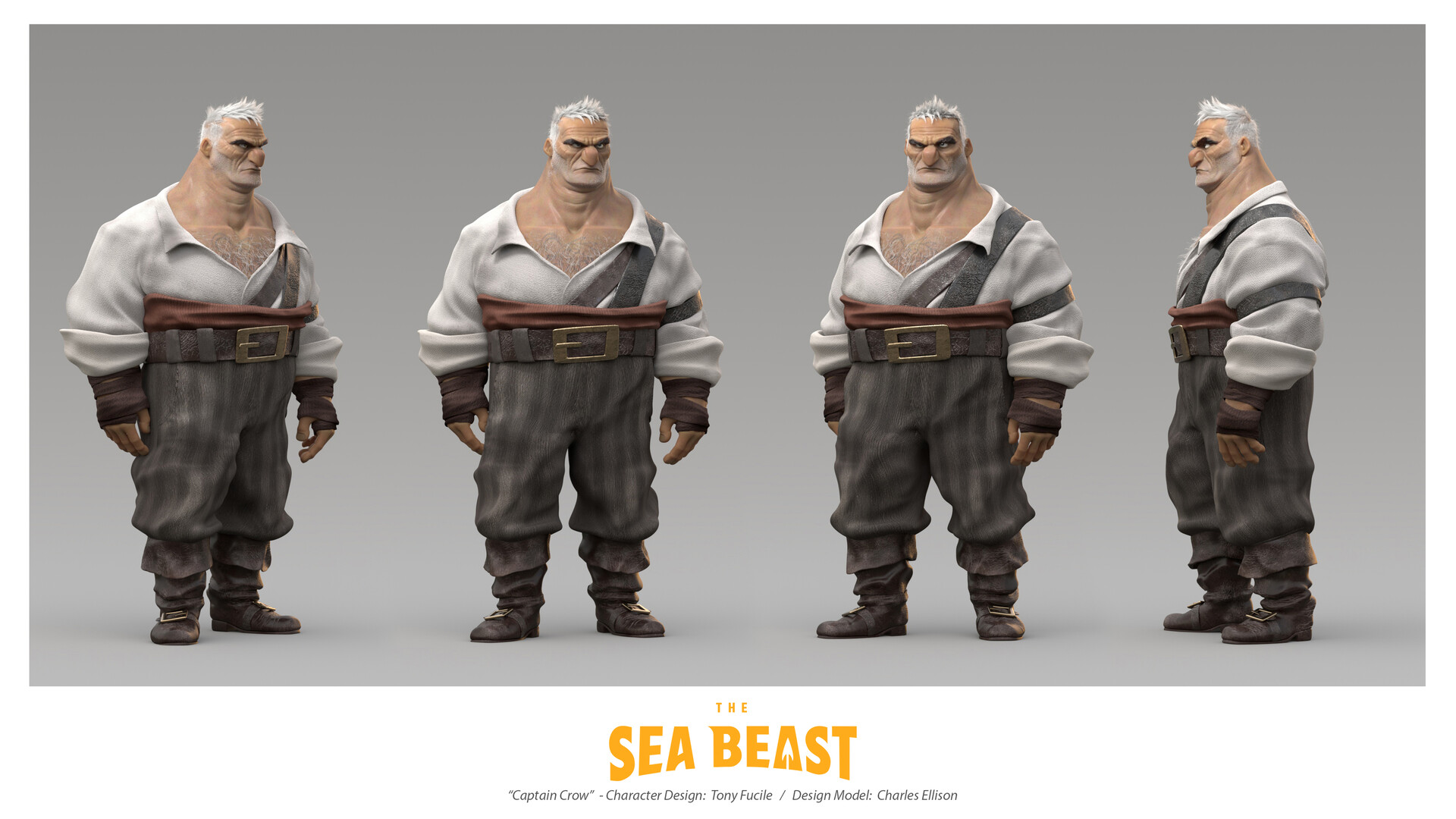Charles Ellison - Captain Crow - Netflix Animation's "The Sea Beast"