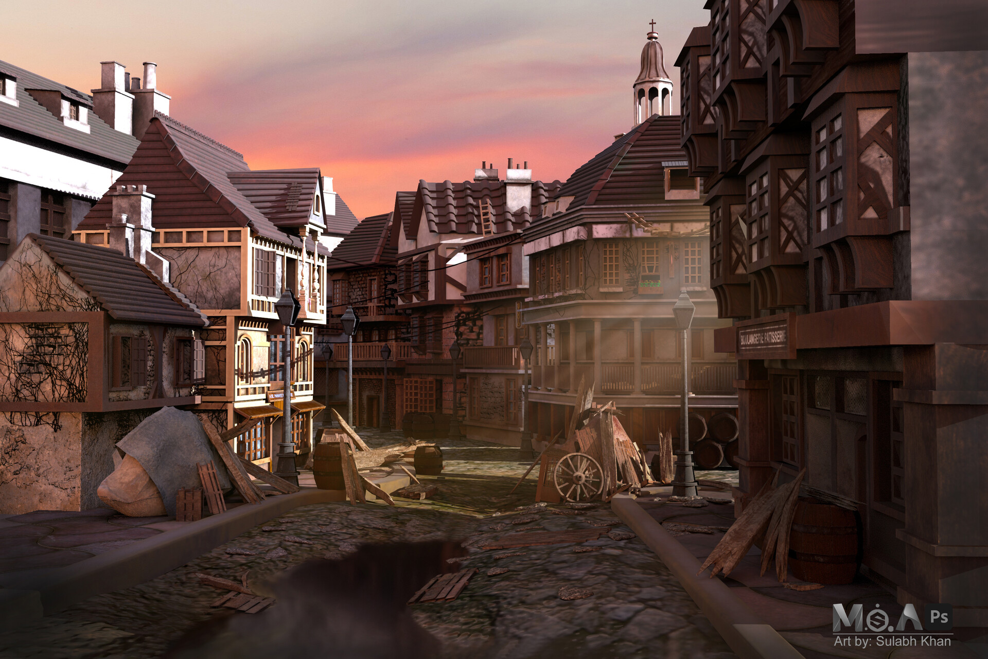 ArtStation - Environment model and texture