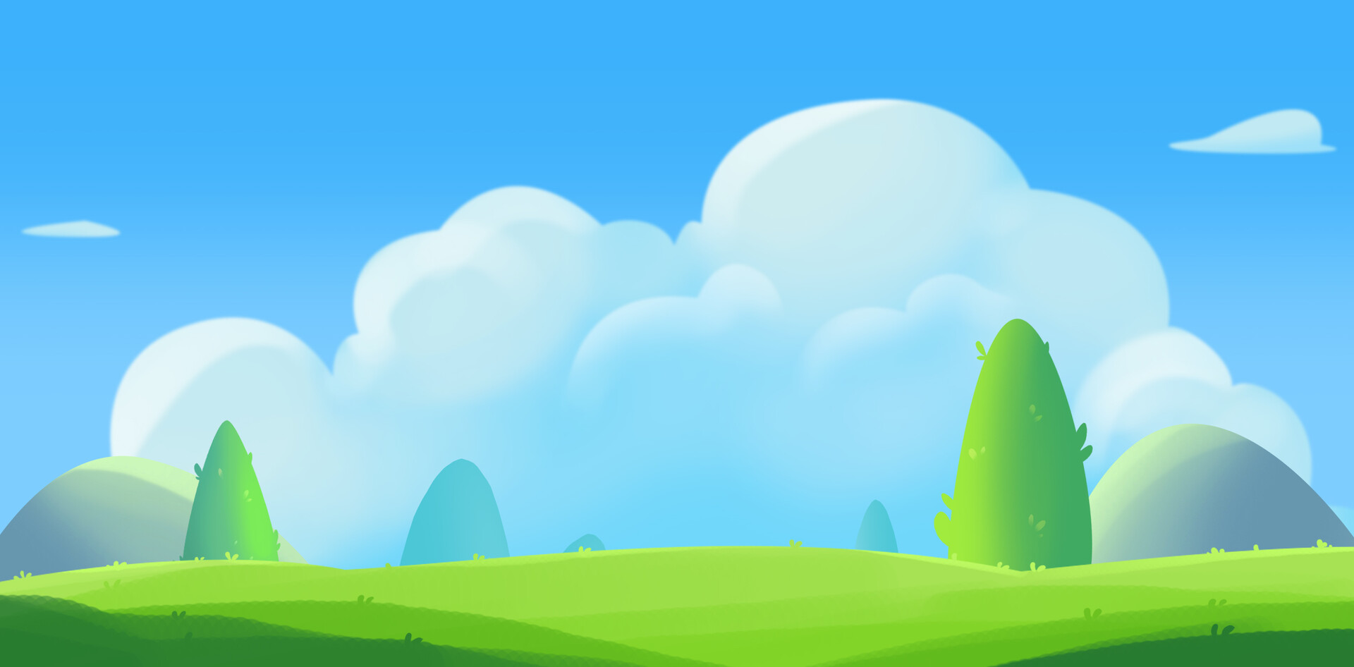 ArtStation - 2D landscape