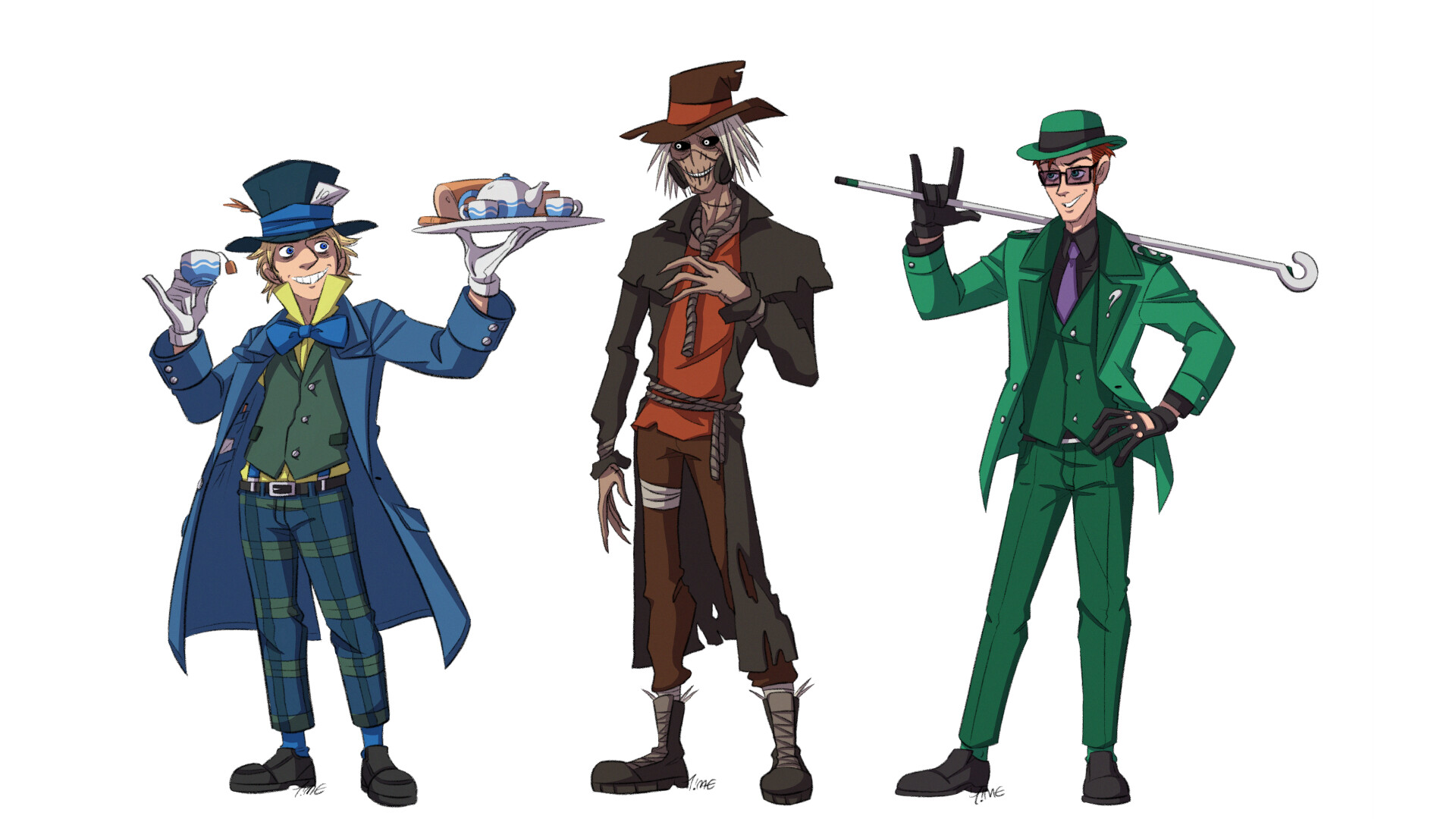 Tiffany Chia [TimetheHobo] - [Fanart Pile] Just some DC comics doodles