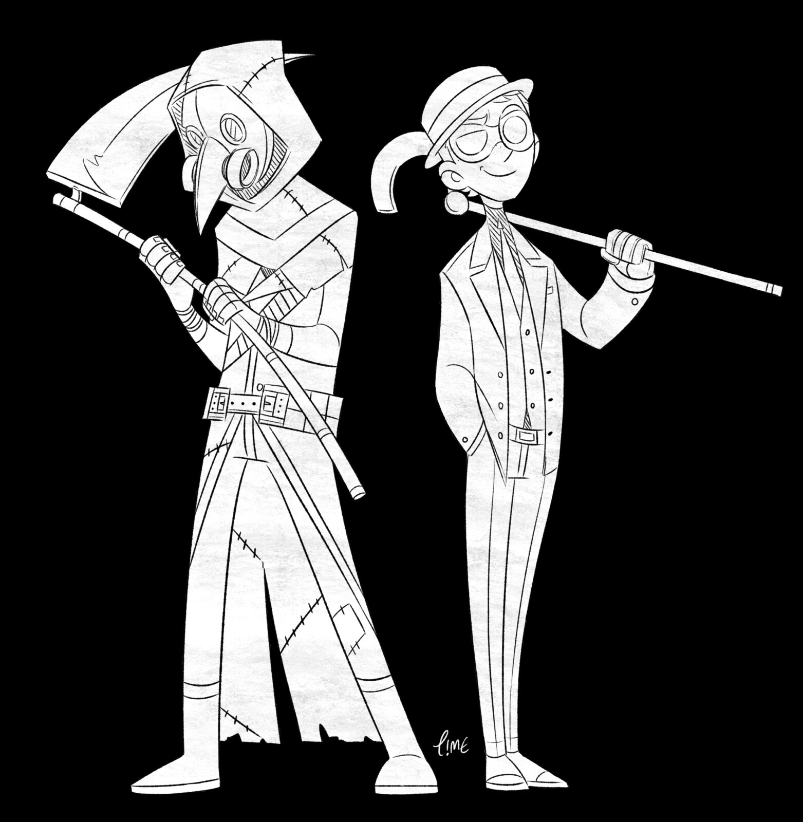 Tiffany Chia [TimetheHobo] - [Fanart Pile] Just some DC comics doodles