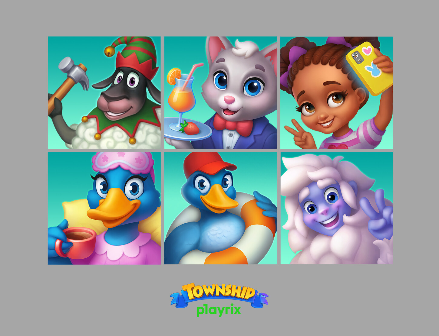 ArtStation - Avatars for Township