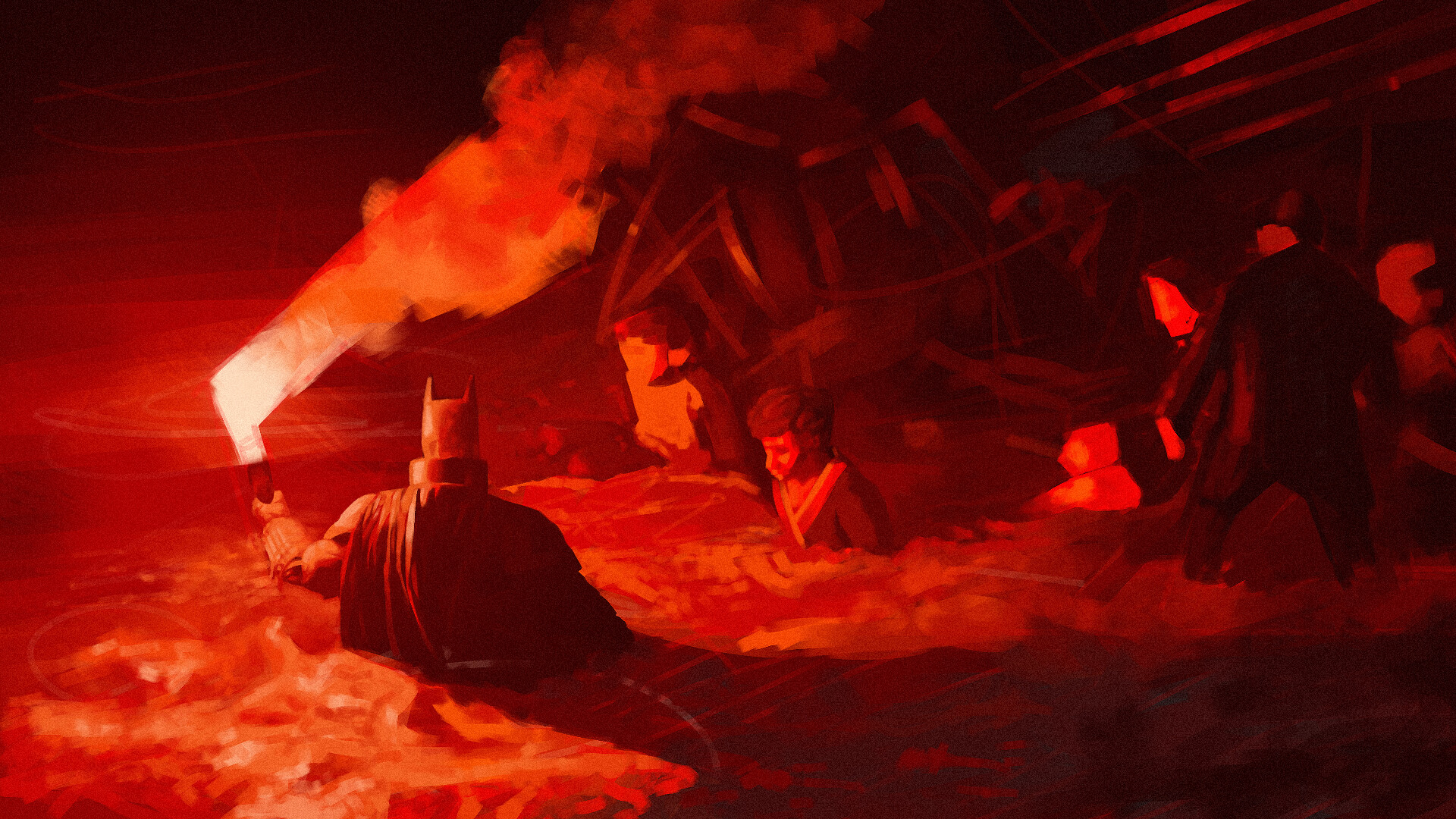 ArtStation - A study from the batman movie.